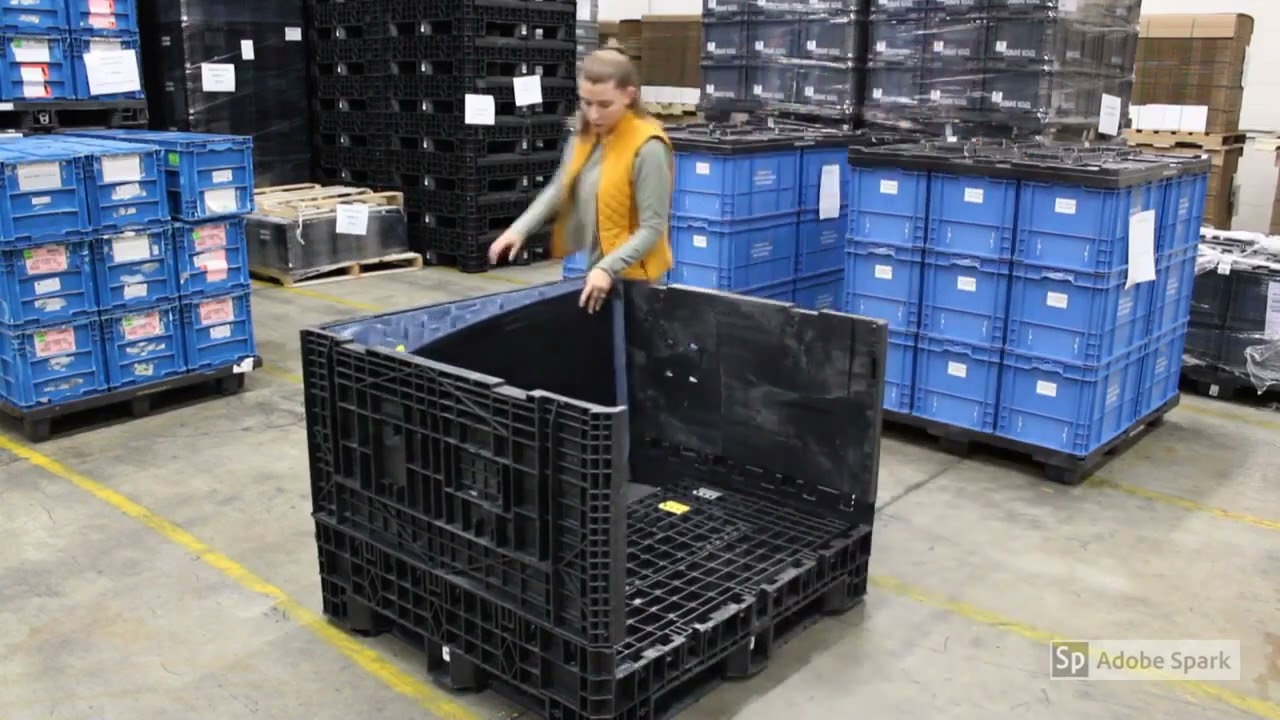 Collapsible Returnable Bulk Bin