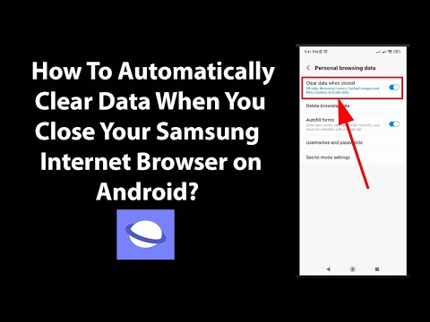 How To Automatically Clear Data When You Close Your Samsung Internet Browser on Android?