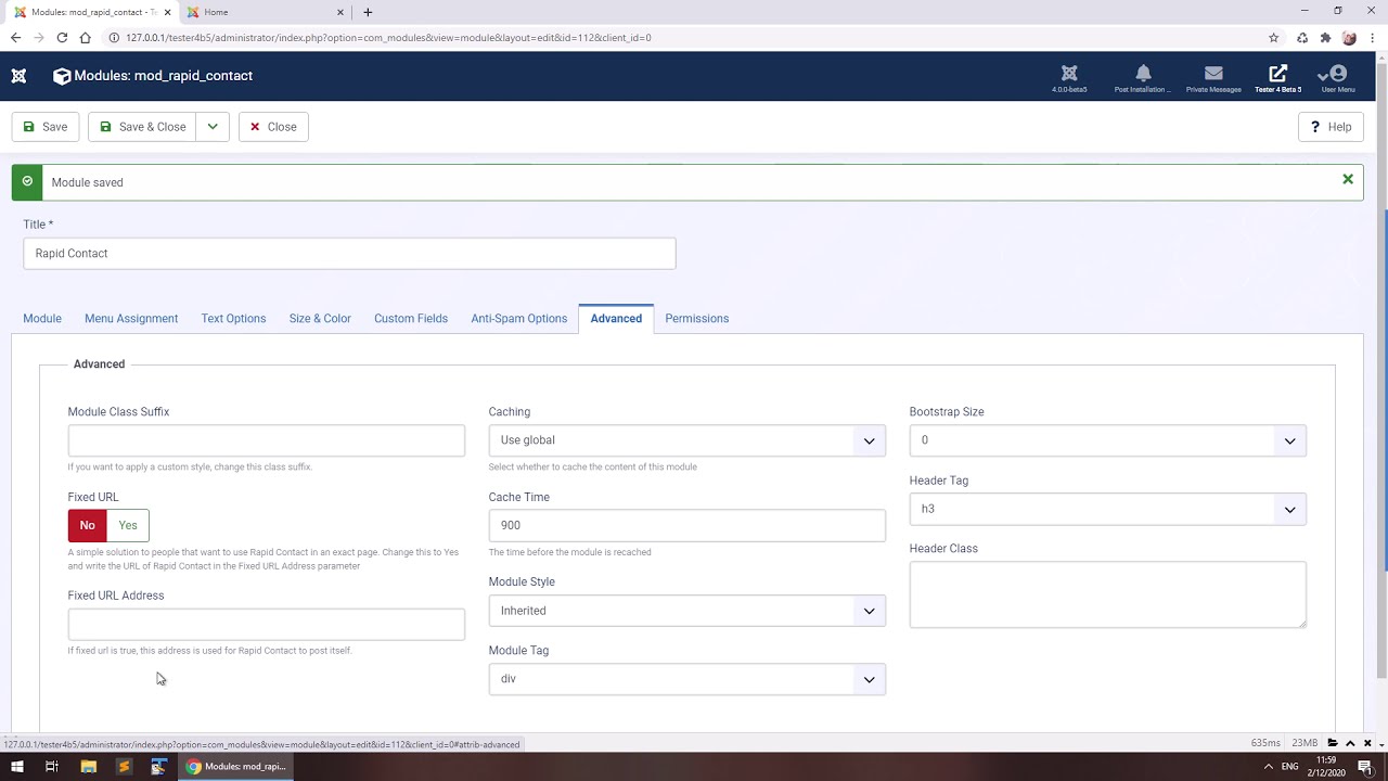 How to create a simple contact form in Joomla in less than 2 minutes