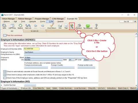 W2/1099 Payroll Compliance: e-Filing W-2 Returns