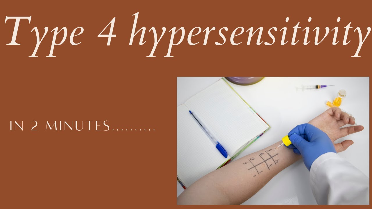Type 4 hypersensitivity reaction in 2 mins!