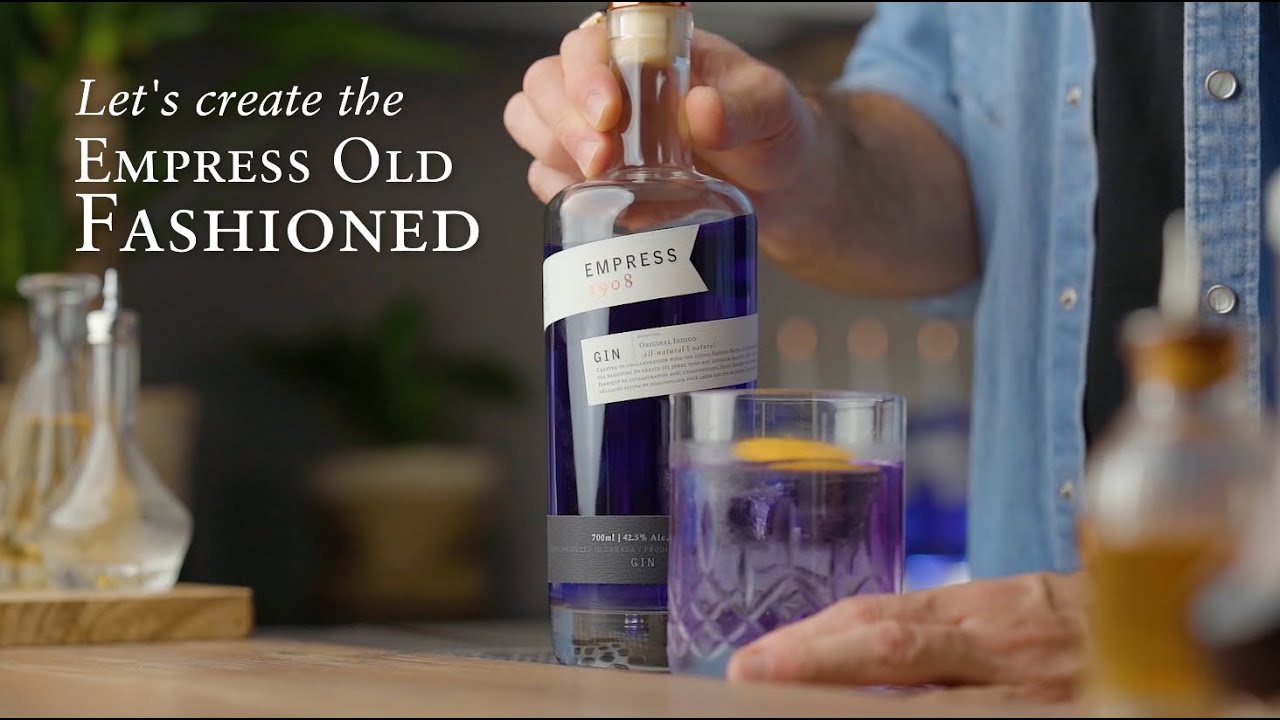 Empress Old Fashioned | Empress 1908 Indigo Gin