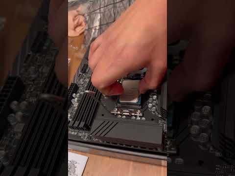 Installing #Intel 13th Gen Intel Core i5-13600K Chip On #MSI Intel Motherboard Pro B760M-AWIFI DDR4