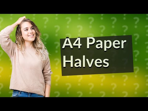 What is half of A4?