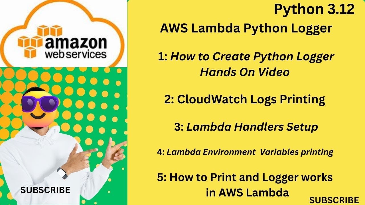 How to create AWS Lambda function + Python Logger - Lab2