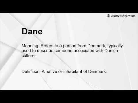 Dane Meaning