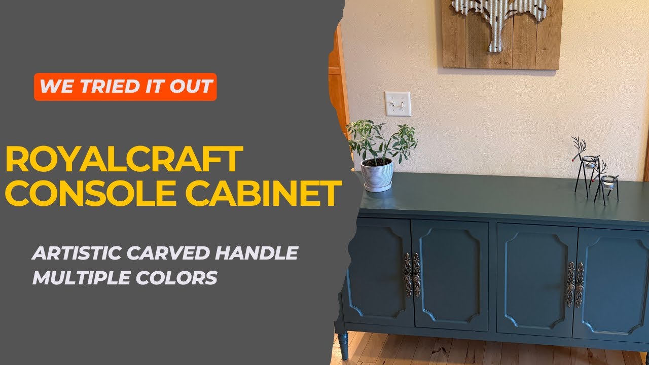 RoyalCraft Large Console Sideboard Buffet Cabinet with Storage - We tried it out!