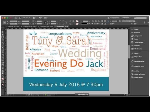 1/6 Create Word Clouds in InDesign with Wordalizer - What is a Word Cloud