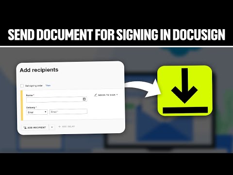 How To Send Document For Signing In Docusign 2025! (Full Tutorial)