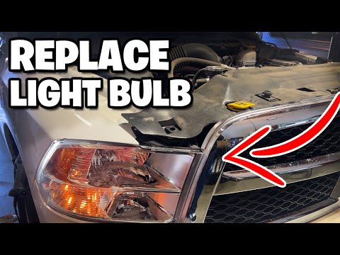 How to change Ram 1500  Headlight Bulb