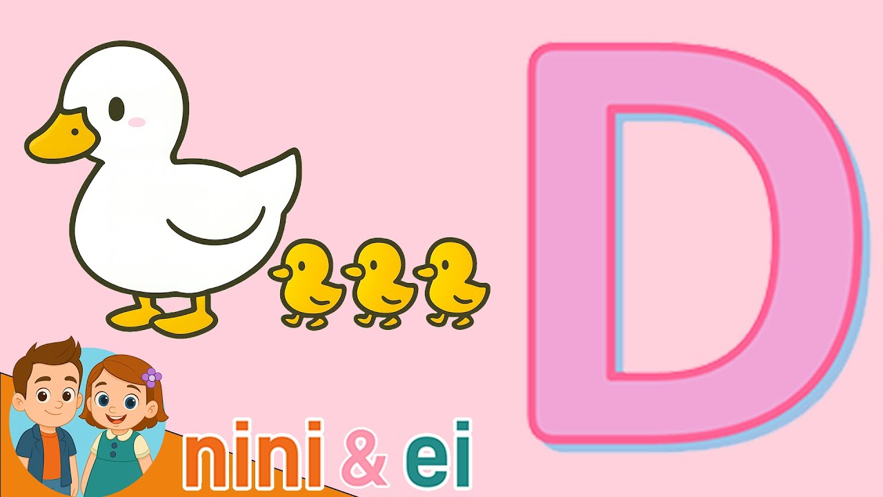 Alphabet Song D | Nini and ei | English Song | Child