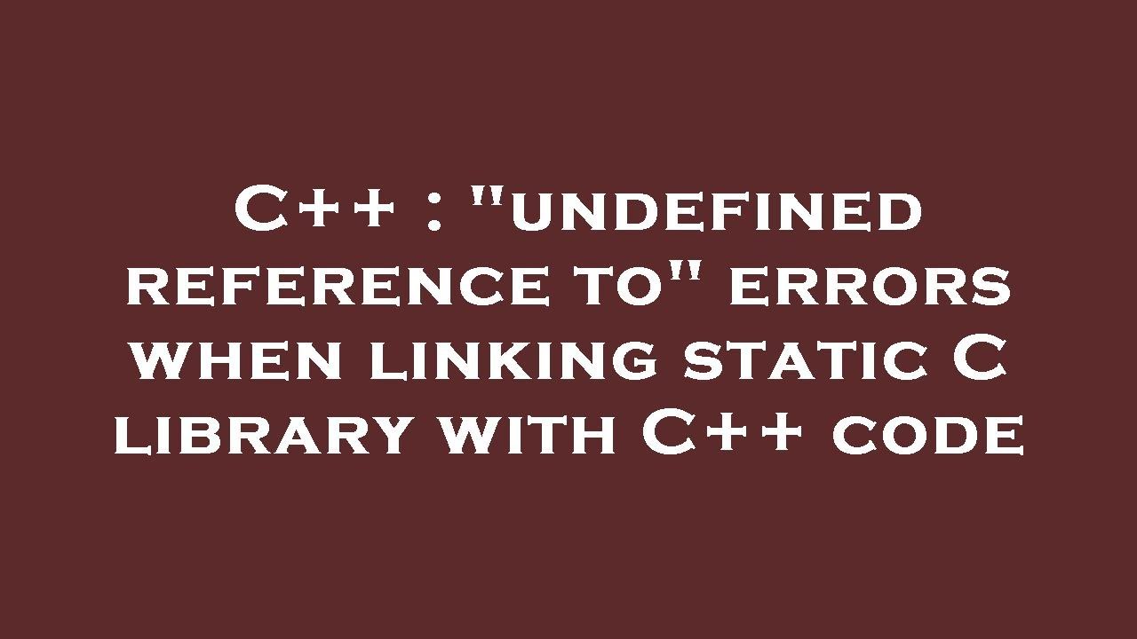 C++ : 