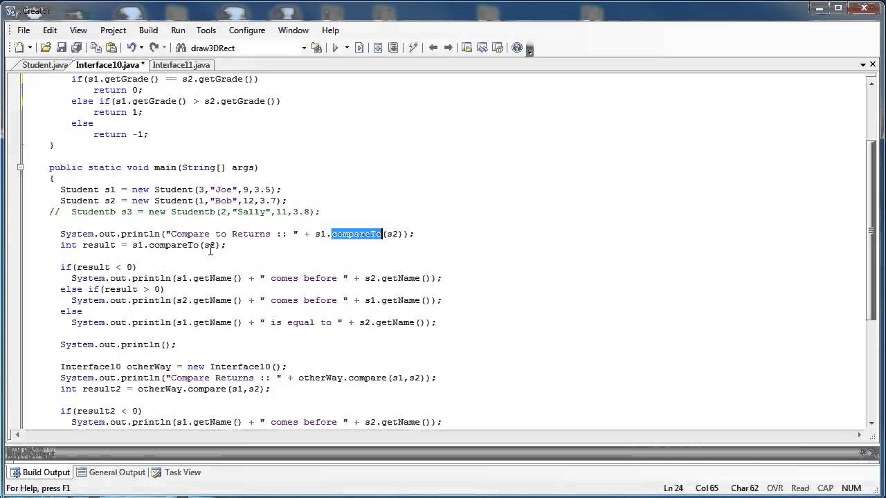Interfaces Part 8:  Comparable vs. Comparator (Java)