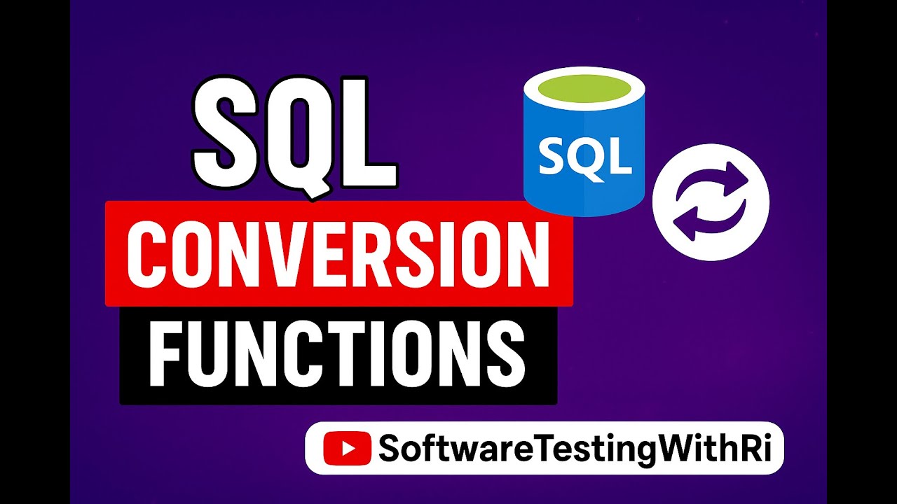 SQL Conversion Functions Made Simple  — Learn with Real Examples!