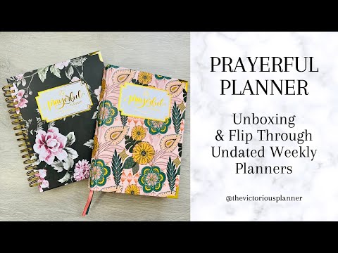 Prayerful Planner UNBOXING! | New Planners for 2023 | Undated Weekly Planners