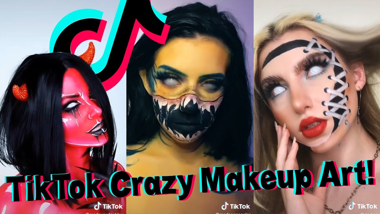 TIKTOK CRAZY MAKEUP ART #3