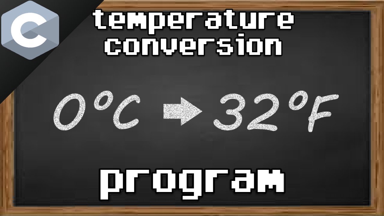C temperature conversion program 🌡️