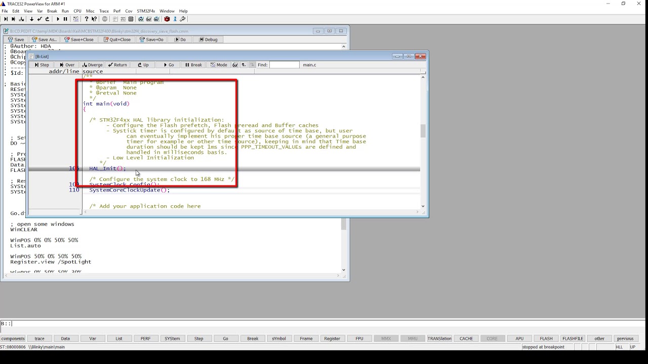 In 10 minutes - Create your own startup script in TRACE32 with RTOS awareness and custom windows.