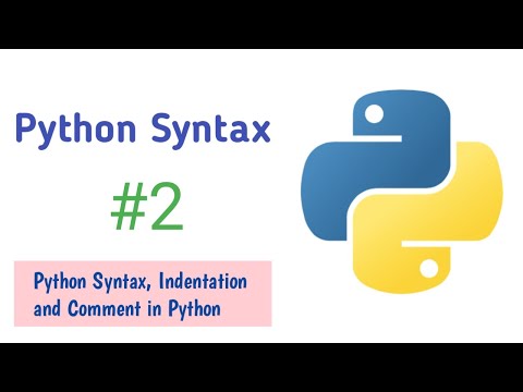 Syntax In Python Programming | Indentation error python unexpected indent | Python Syntax