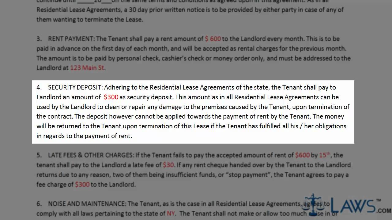Rental Agreement Forms