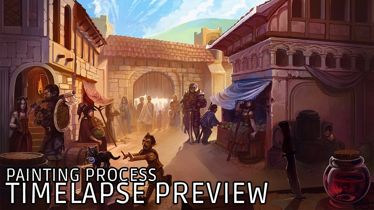 Painting Process Timelapse (Preview)