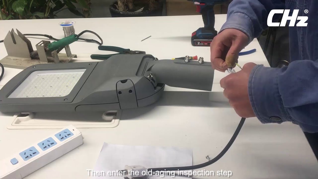 Assemble Process for CHZ-ST29 LED Street Lights Led Lamps for Public Lighting