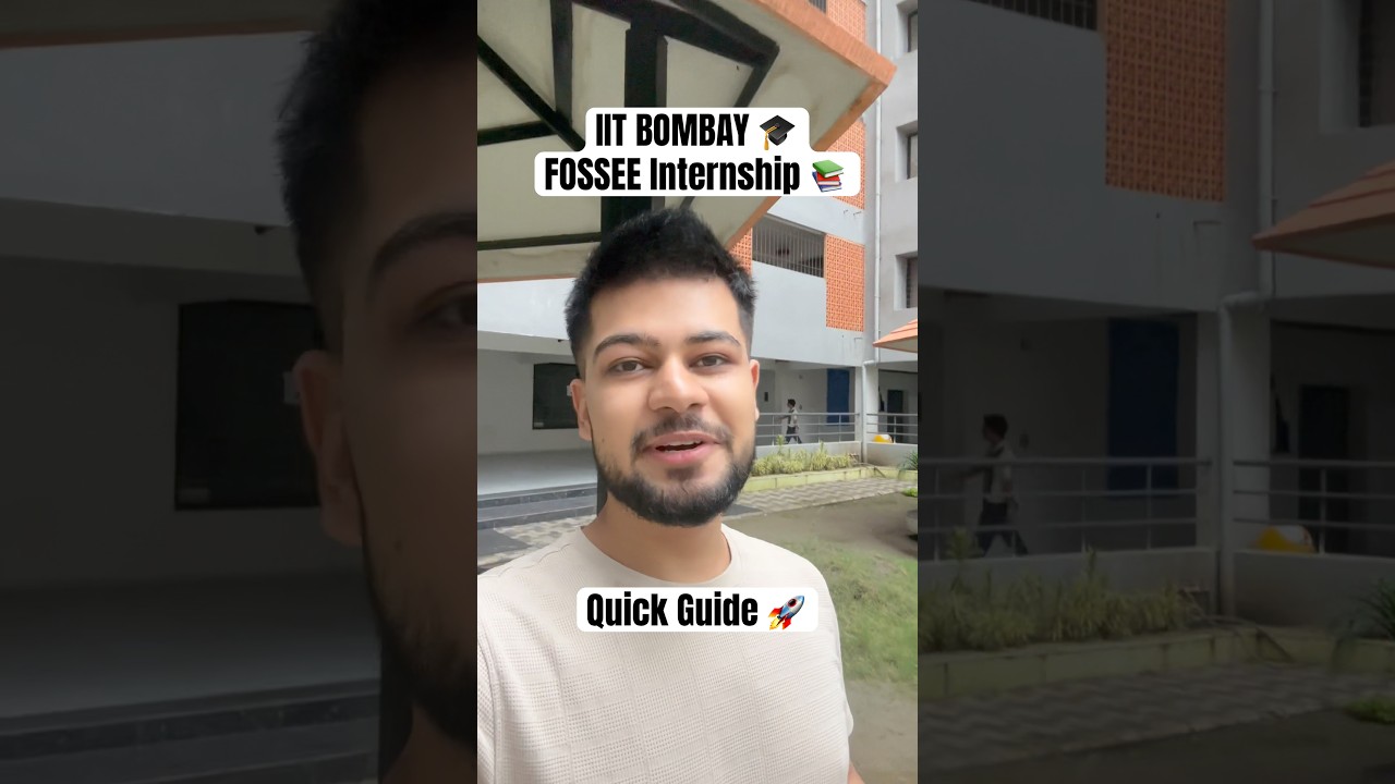 Most fail ❌ Do this to get in ✅ | FOSSEE Internship | IIT Bombay | Deadline: 15 Sep 📆