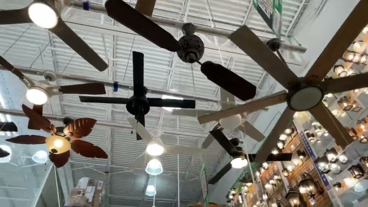 Ceiling Fan Display at Menards Tour (2022)