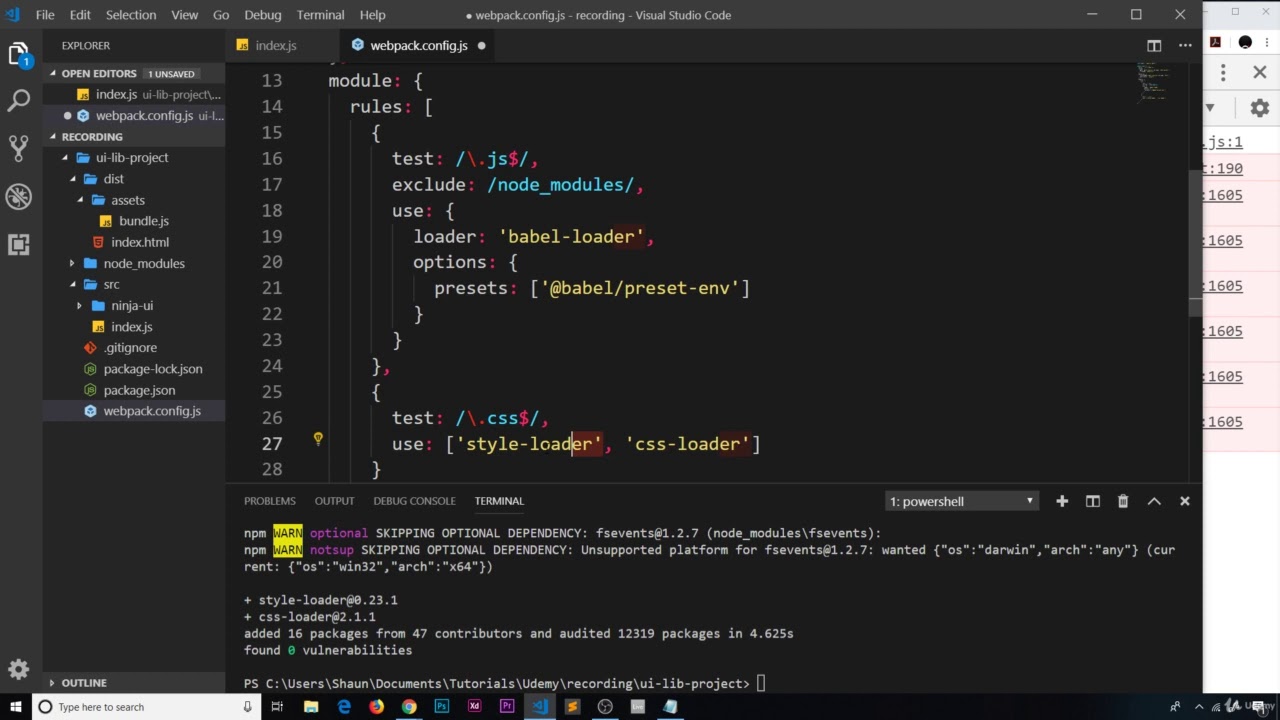 2. CSS & Style Loaders webpack