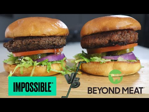 IMPOSSIBLE VS BEYOND MEAT BURGERS