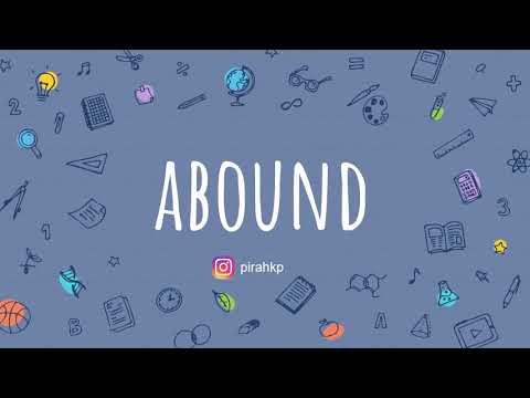 Abound meaning in Urdu/Hindi | Word of the Day | English Vocabulary
