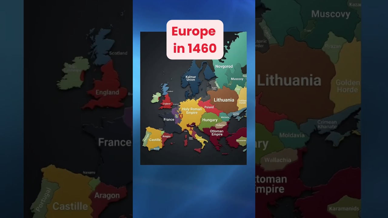 Europe Before Modern Countries Existed  #map