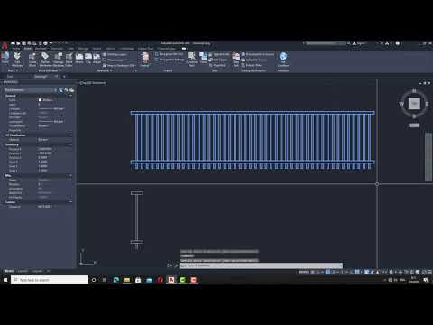 How to use linear make to handrail in AutoCAD