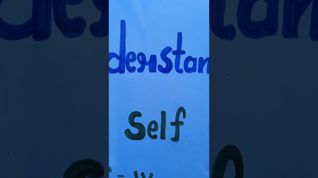 #B.ed 4th semester, #Understanding the self 🕐, part - 1 #educational #understanding  practical file 