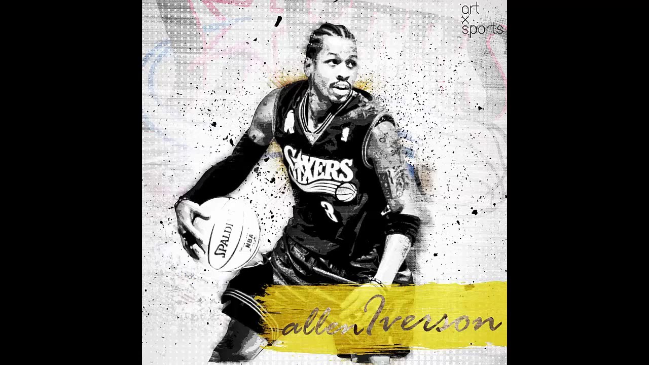 NBA Speed Art: Allen Iverson!