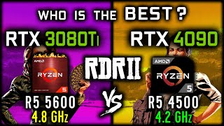 R5 5600 RTX 3080 Ti vs R5 4500 RTX 4090 - Red Dead Redemption 2 - 4K at ...
