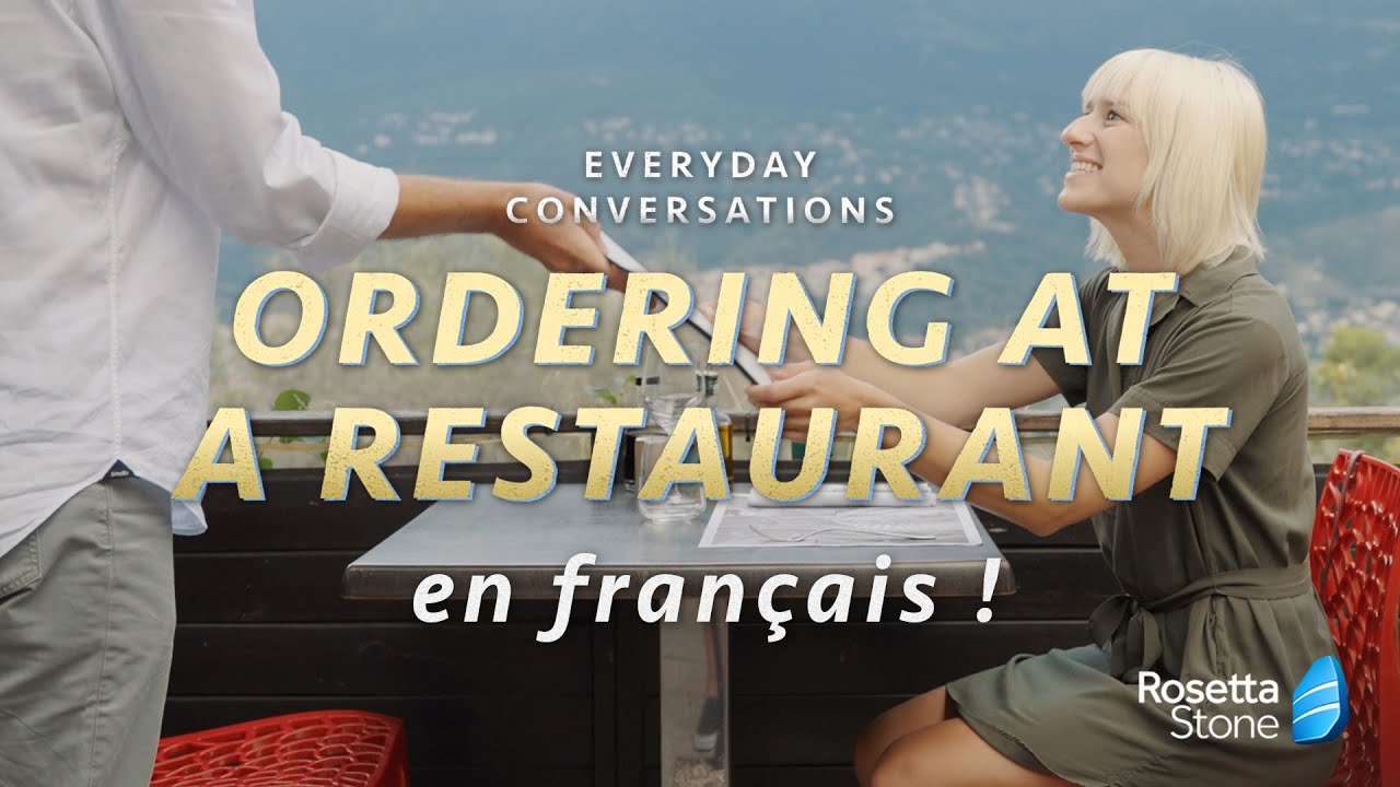 Ordering at a Restaurant • Everyday Conversations in French