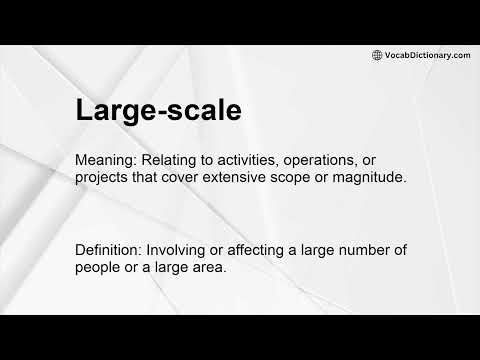 Large-scale Meaning