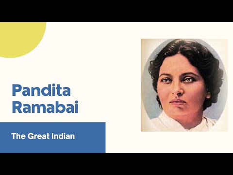 Pandita Ramabai | The Great Indian | Rachel