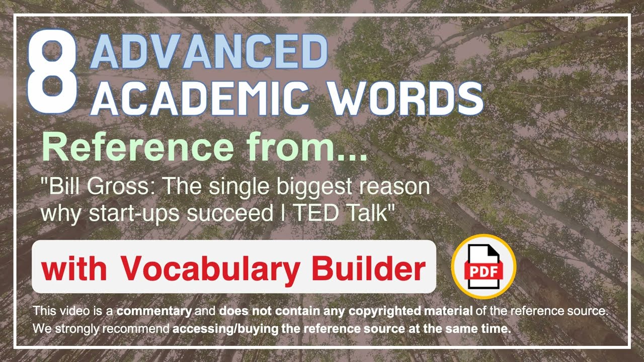 8 Advanced Academic Words Ref from 