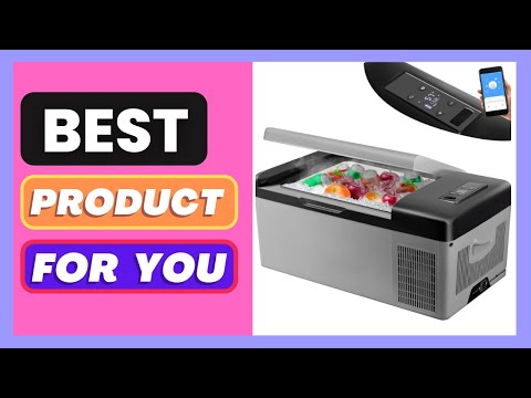 VEVOR 12 Volt Refrigerator 16 Qt, Portable Mini Car Fridge w/ -4℉-68℉ Cooling Range &