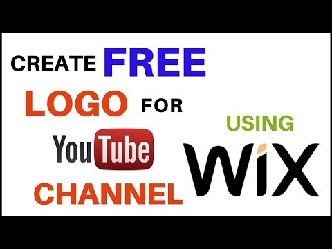 create FREE LOGO for your youtube channel using WIX website