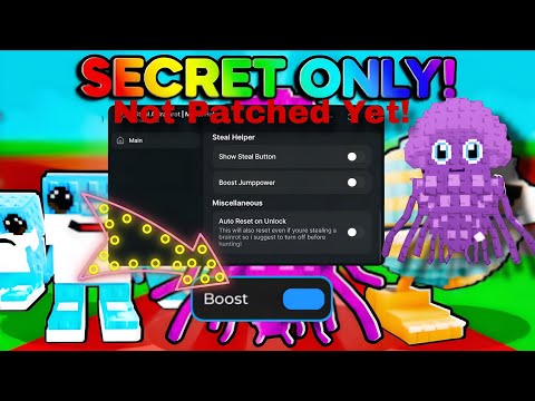 New Steal A Brainrot Script *NO KEY* - BOOST, JUMP BOOST, ANTI KICK & ANTIC ROGDOLL