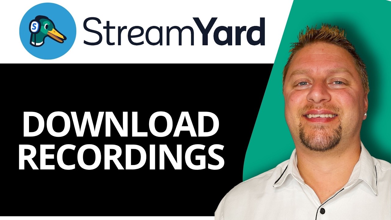 How to Download Recordings | StreamYard Tutorial 2026