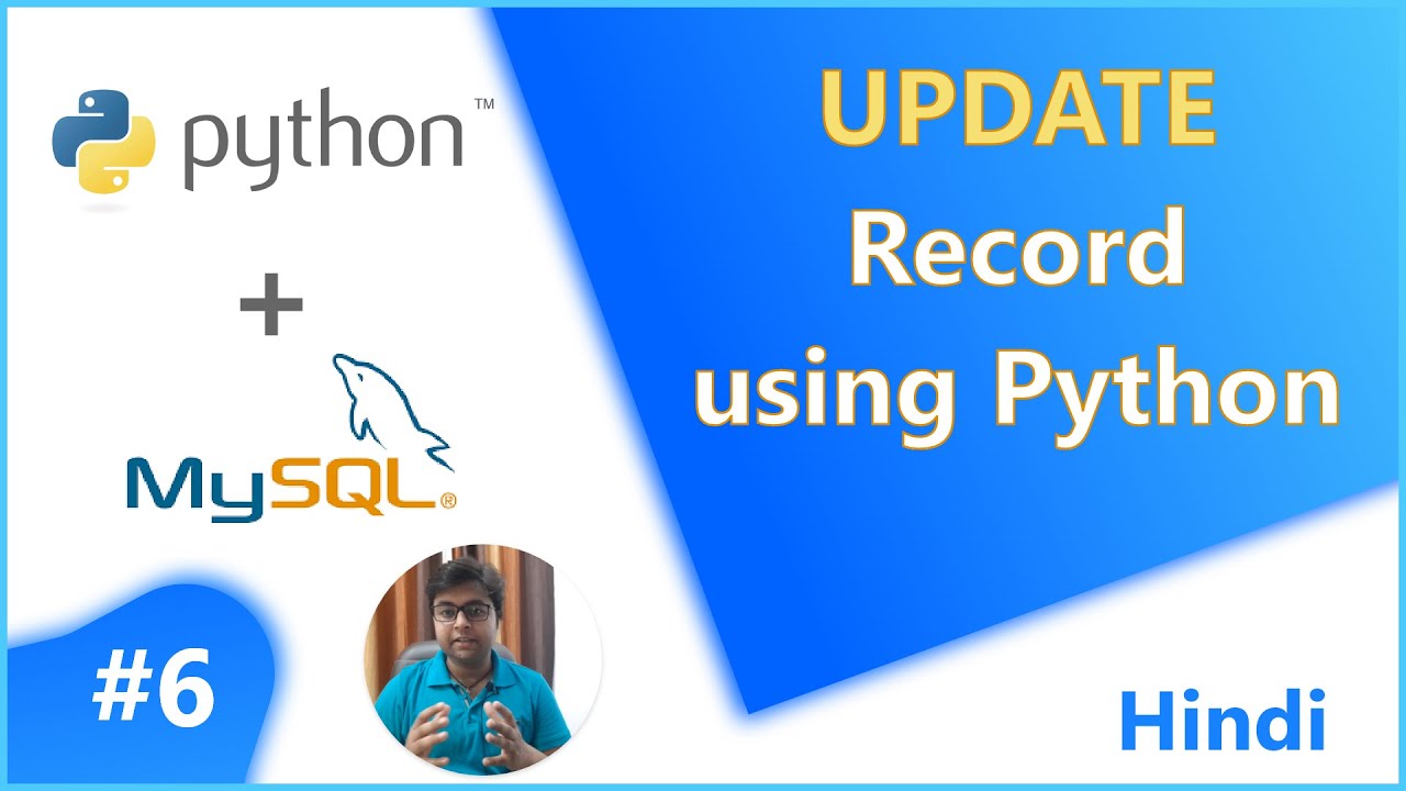 Update record in database table using python | Python with MySQL #6