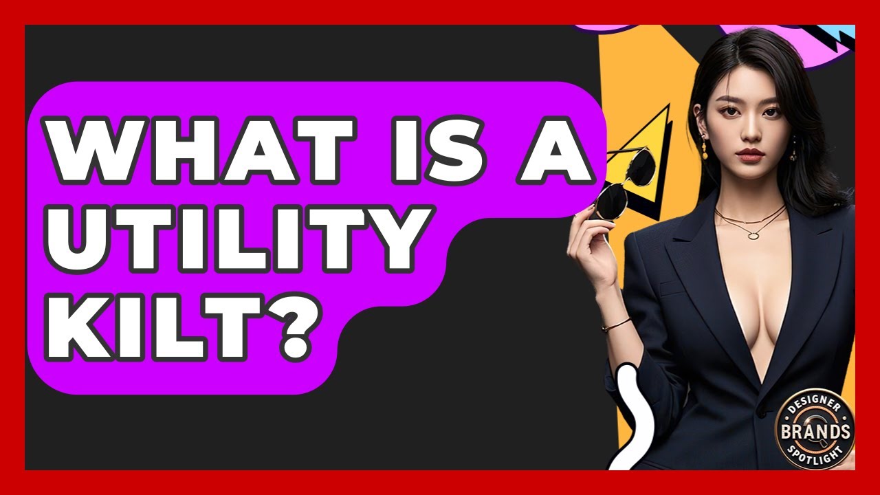 What Is A Utility Kilt? - Designer Brands Spotlight