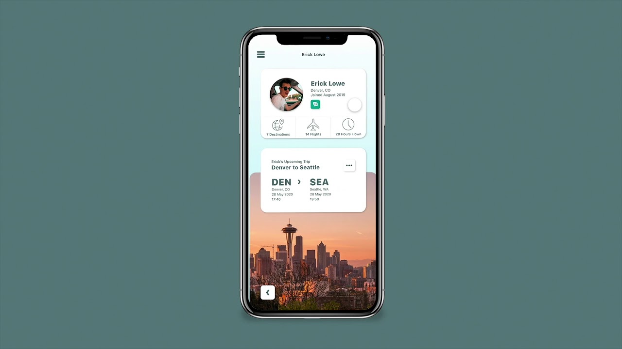 AeroTrack | Flight Tracking App | User Interface Design