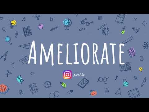 Ameliorate meaning in Urdu/Hindi | Word of the Day | English Vocabulary