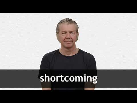SHORTCOMING 释义 | 柯林斯英语词典