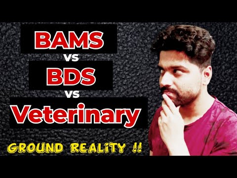 BAMS vs BDS vs VETERINARY🧐| Which Is Better? | Ground Reality